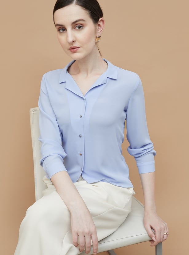 Buy CODE CLASSIC Solid Regular Fit Shirt from Code Classic at just INR ...