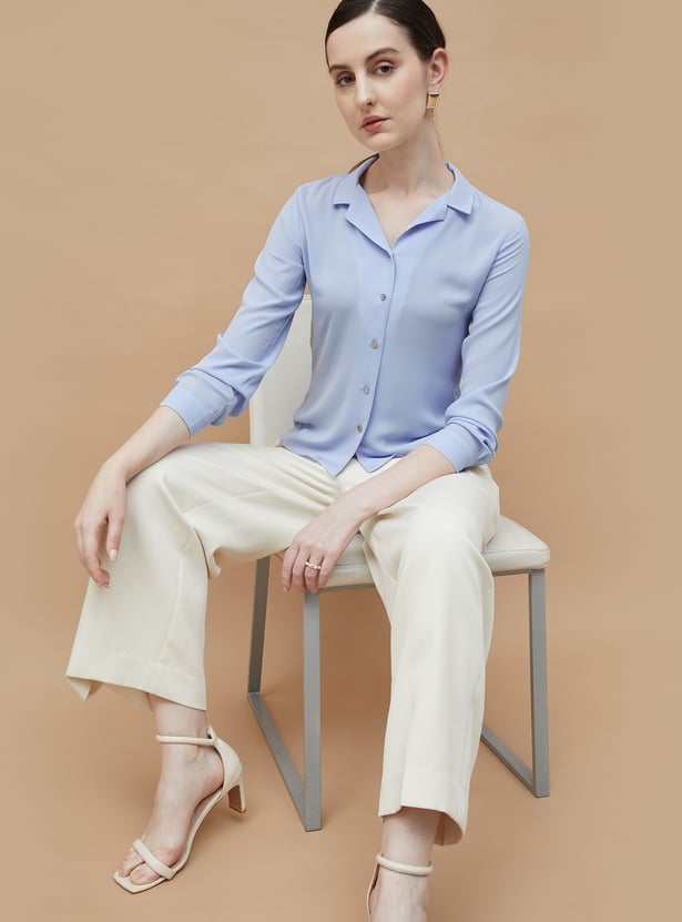 Buy CODE CLASSIC Solid Regular Fit Shirt from Code Classic at just INR ...