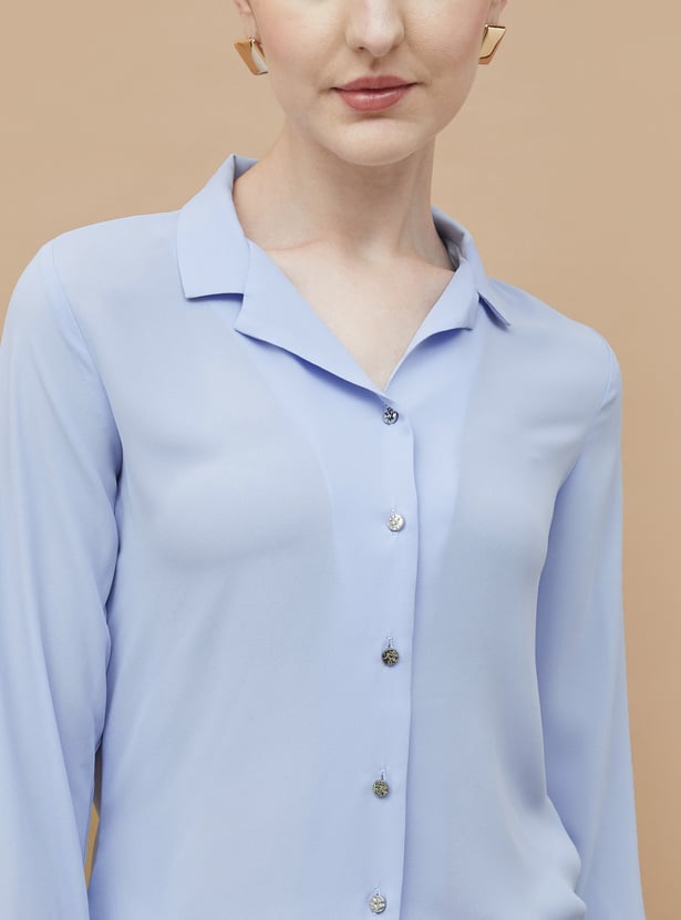 Buy CODE CLASSIC Solid Regular Fit Shirt from Code Classic at just INR ...