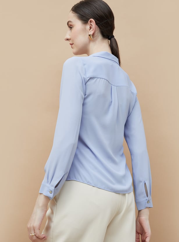 Buy CODE CLASSIC Solid Regular Fit Shirt from Code Classic at just INR ...