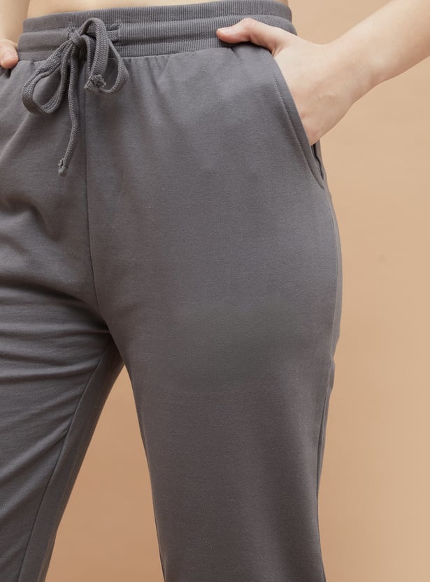 Buy FAME FOREVER Solid Joggers from Fame Forever at just INR 599.0