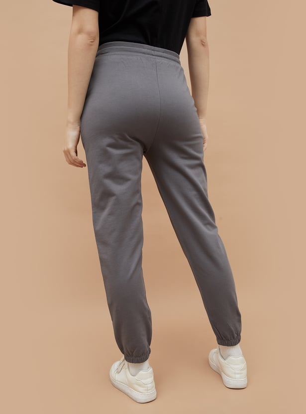 Buy FAME FOREVER Solid Joggers from Fame Forever at just INR 599.0
