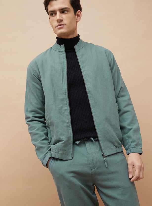 Buy CODE Textured Jacket from CODE at just INR 3299.0