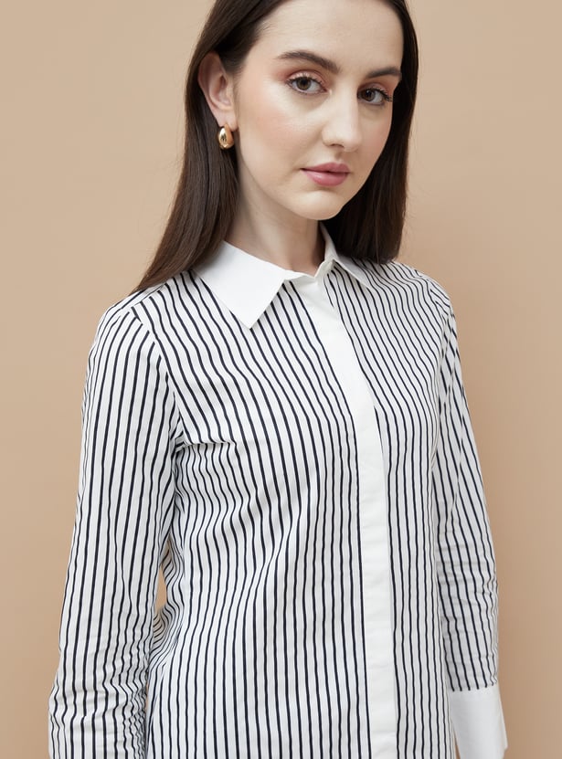 Buy CODE CLASSIC Striped Shirt from Code Classic at just INR 1499.0