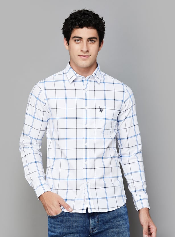 Buy US POLO ASSN Checked Regular Fit Shirt from US Polo Assn at just ...