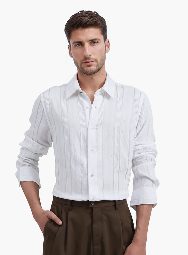 Buy RARE RABBIT Striped Regular Fit Shirt from Rare Rabbit at just INR ...