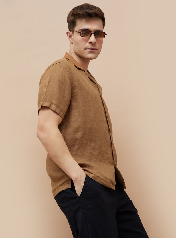 Buy CODE UNWIND Textured Regular Fit Shirt from Code Unwind at just INR ...