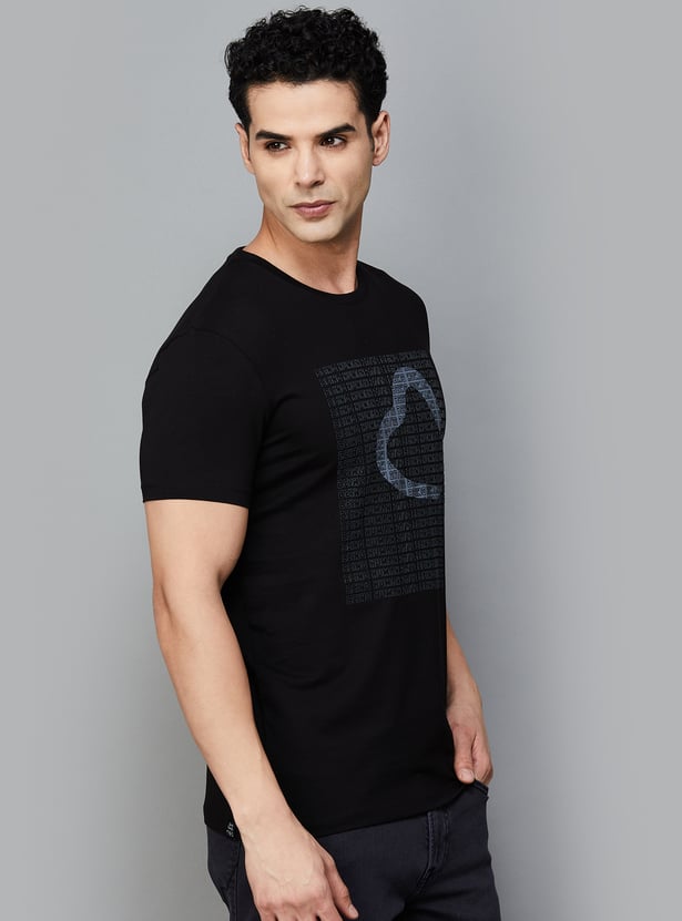 Buy BEING HUMAN Logo Print T-shirt from Being Human at just INR 1499.0