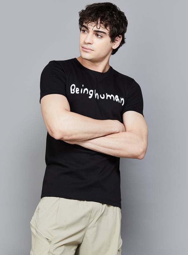 Buy BEING HUMAN Brand Print T-shirt from Being Human at just INR 1499.0