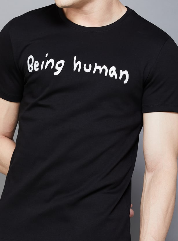 Buy BEING HUMAN Brand Print T-shirt from Being Human at just INR 1499.0