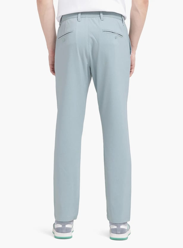 Buy RARE RABBIT Solid Regular Fit Trousers from Rare Rabbit at just INR ...