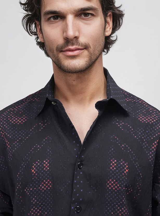 Buy RARE RABBIT Printed Regular Fit Shirt from Rare Rabbit at just INR ...