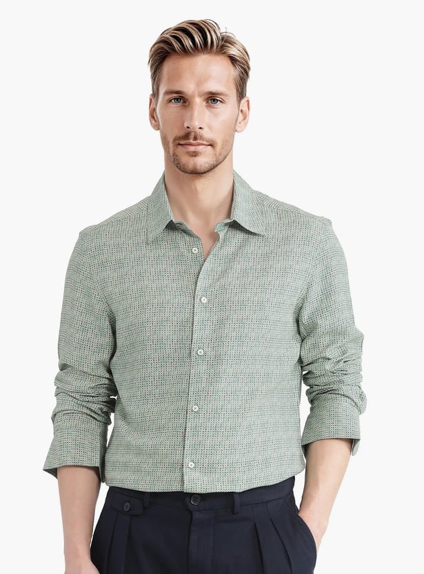 Buy RARE RABBIT Printed Regular Fit Shirt from Rare Rabbit at just INR ...