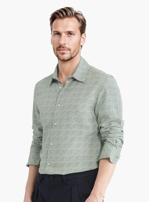 Buy RARE RABBIT Printed Regular Fit Shirt from Rare Rabbit at just INR ...