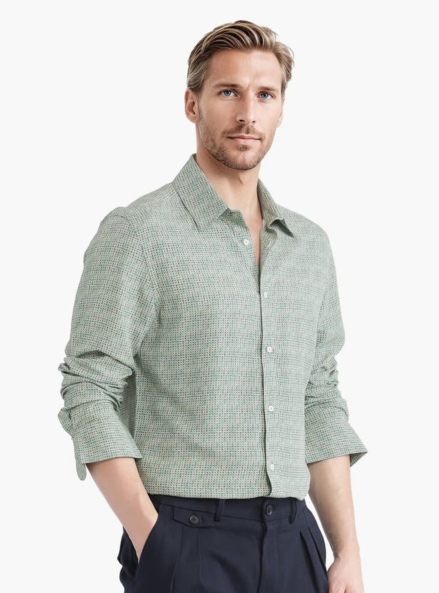 Buy RARE RABBIT Printed Regular Fit Shirt from Rare Rabbit at just INR ...