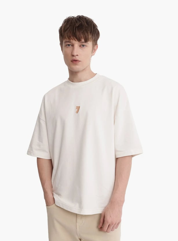 Buy RARE RABBIT Back Print Oversized T-shirt from Rare Rabbit at just ...