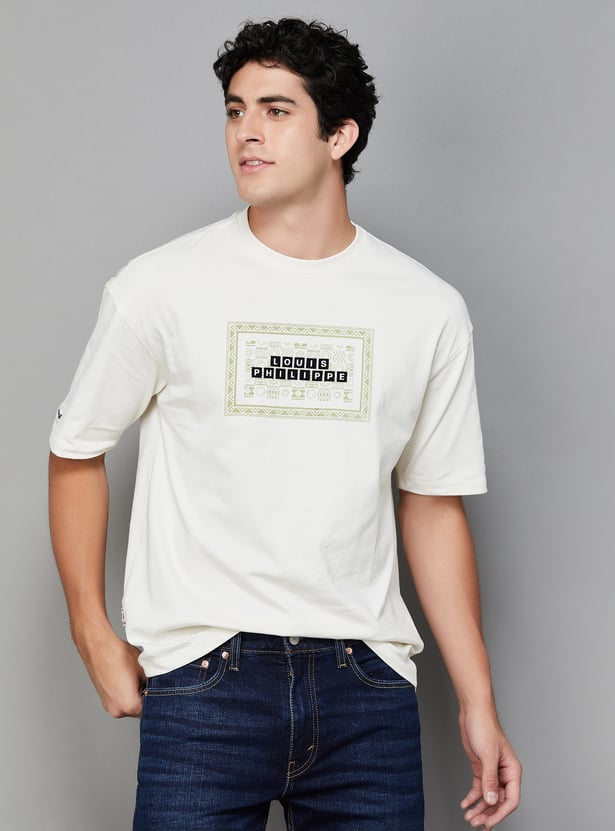 Buy LP JEANS Graphic Print Oversized T-shirt from LP Jeans at just INR ...