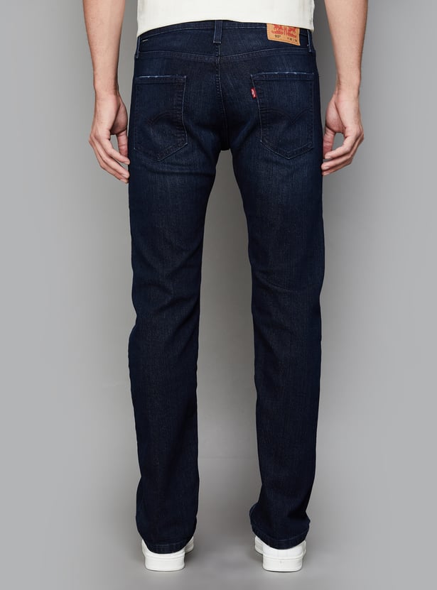 Buy LEVI'S Stonewashed 513 Straight Fit Jeans from Levi's at just INR ...