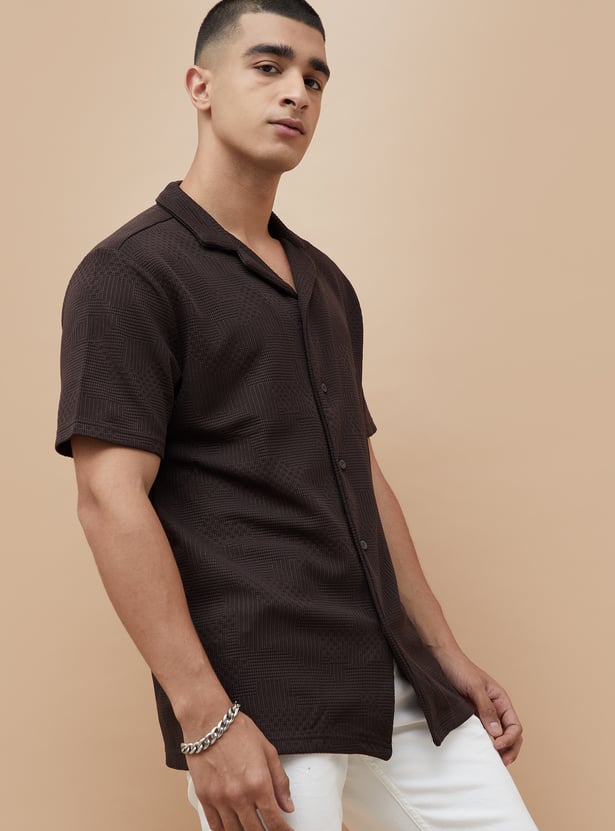 Buy FORCA NXT Knitted Shirt from Forca at just INR 1499.0