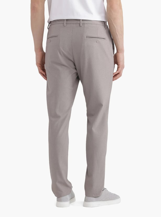 Buy RARE RABBIT Solid Regular Fit Trousers from Rare Rabbit at just INR ...