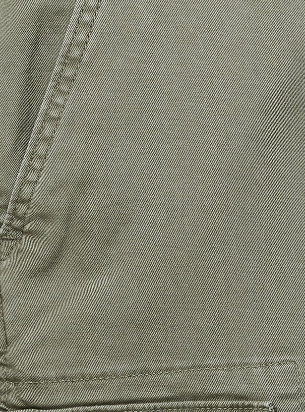 Buy AMERICAN EAGLE Solid Regular Fit Cargos from American Eagle at just ...