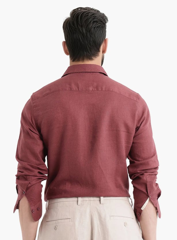 Buy RARE RABBIT Solid Regular Fit Shirt from Rare Rabbit at just INR 4499.0