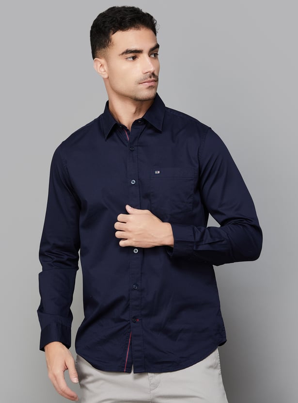 Buy ARROW SPORT Solid Slim Fit Shirt from Arrow Sport at just INR 2199.0