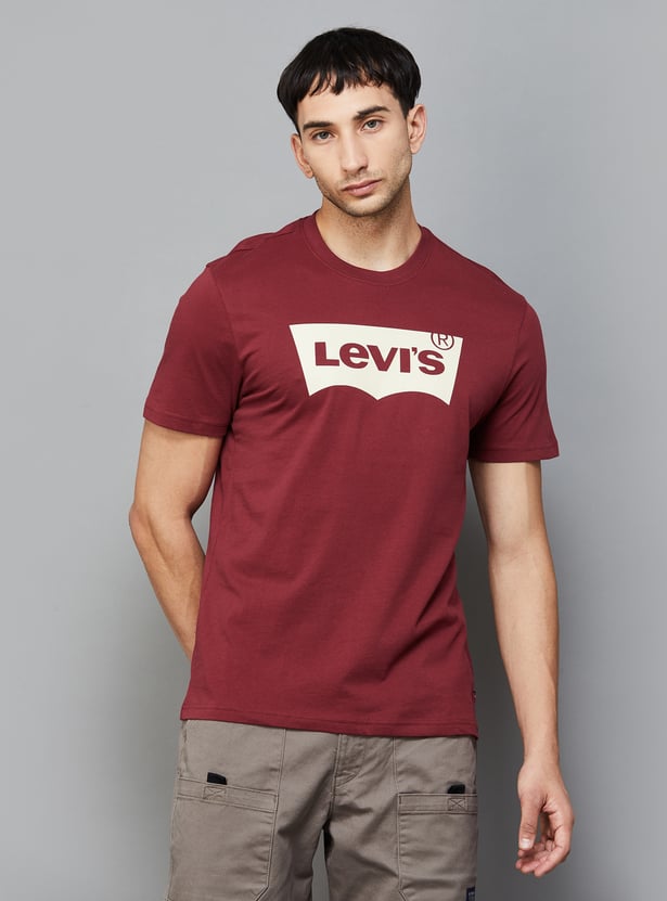 Buy LEVI'S Brand Print T-shirt from Levi's at just INR 999.0