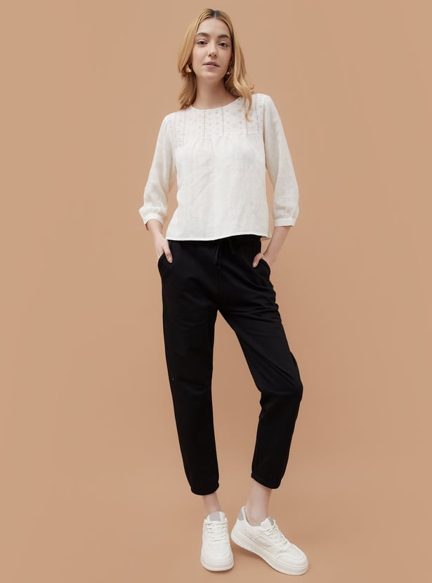 Buy FAME FOREVER Solid Joggers from Fame Forever at just INR 599.0