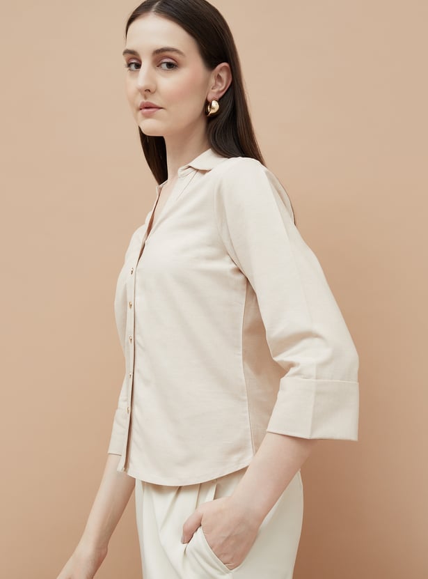 Buy CODE CLASSIC Solid Shirt from Code Classic at just INR 1499.0