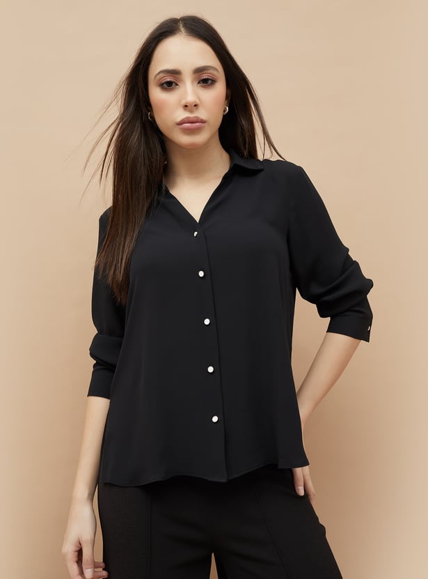 Buy CODE Solid Regular Fit Shirt from CODE at just INR 1799.0
