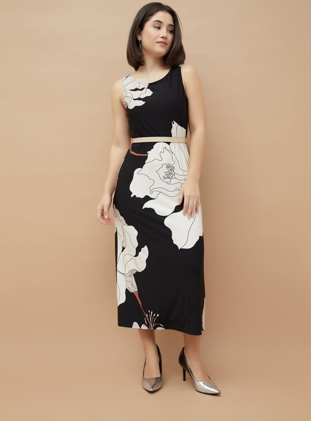 Buy CODE Floral Print Shift Dress from CODE at just INR 2199.0