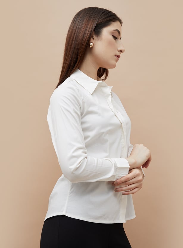 Buy CODE CLASSIC Solid Shirt from Code Classic at just INR 1299.0
