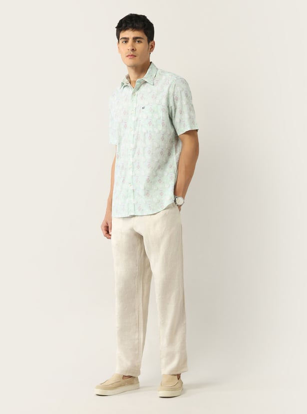 Buy ARROW SPORT Floral Print Regular Fit Shirt from Arrow Sport at just ...