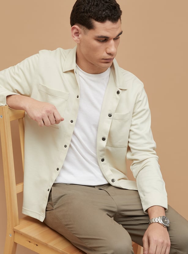 Buy CODE Solid Regular Fit Shirt from CODE at just INR 1699.0