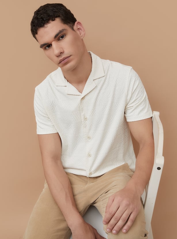 Buy CODE UNWIND Woven Regular Fit Shirt from Code Unwind at just INR 1499.0