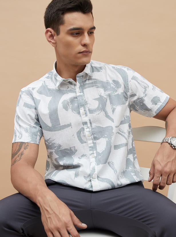 Buy CODE UNWIND Printed Regular Fit Shirt from Code Unwind at just INR ...