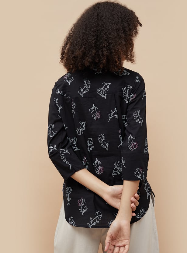 Buy COLOUR ME Floral Print Shirt from Colour Me by Melange at just INR ...