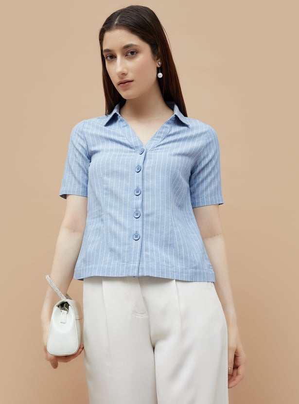Buy CODE CLASSIC Striped Shirt from Code Classic at just INR 1699.0