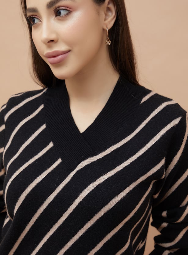Buy CODE Striped Sweater from CODE at just INR 1599.0