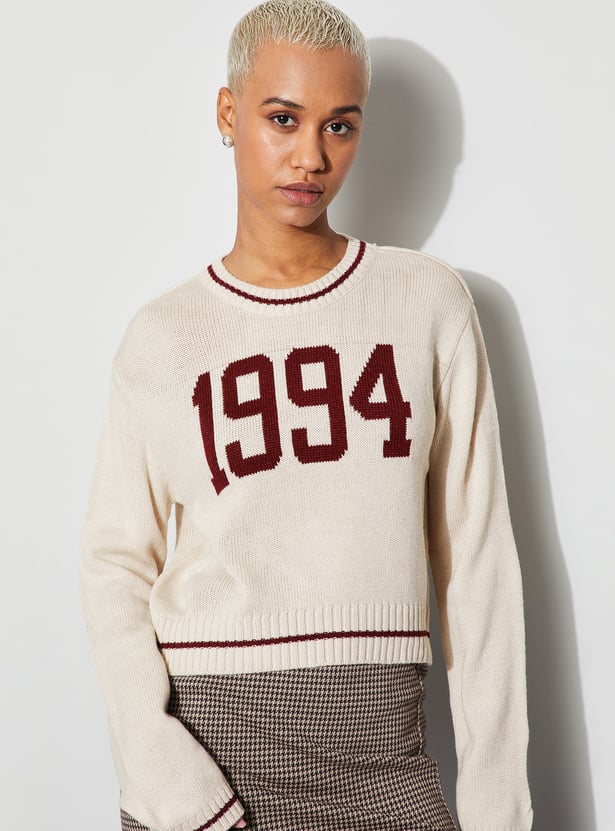 Buy GINGER Knit Sweater from Ginger at just INR 999.0