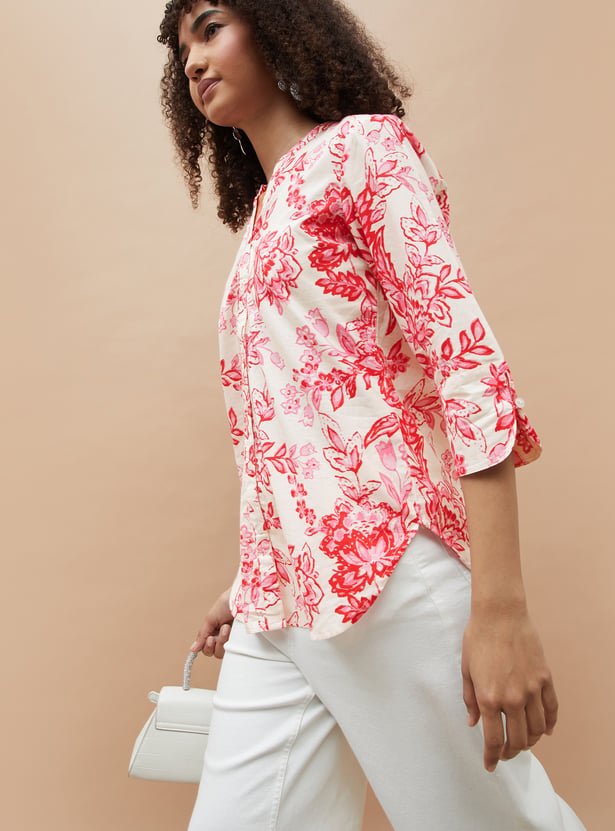 Buy COLOUR ME Floral Print Shirt from Colour Me by Melange at just INR ...