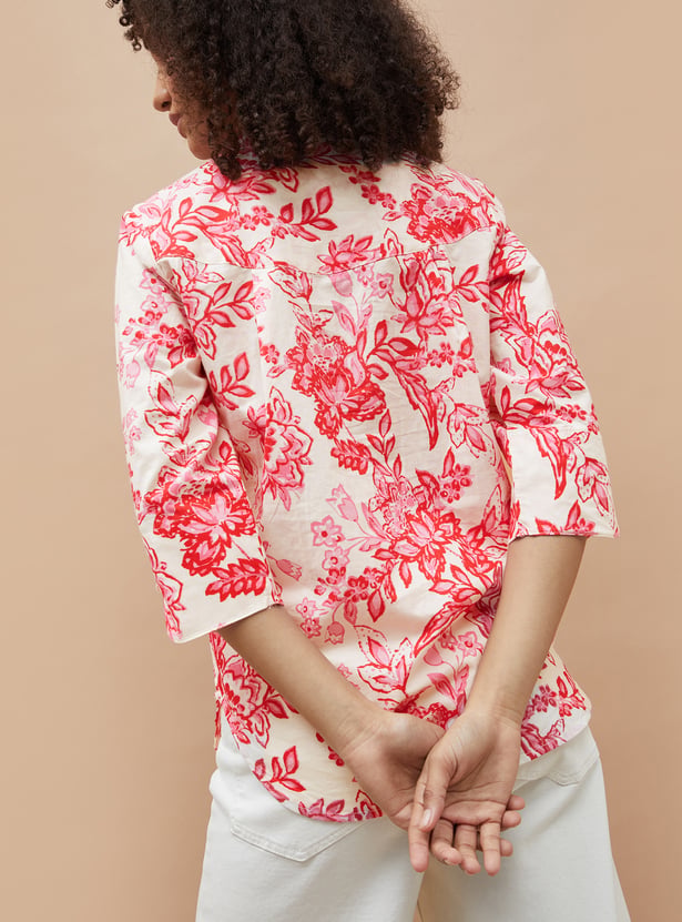Buy COLOUR ME Floral Print Shirt from Colour Me by Melange at just INR ...