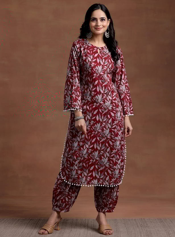 Buy LIBAS Printed Straight Kurta Set from Libas at just INR 3499.0