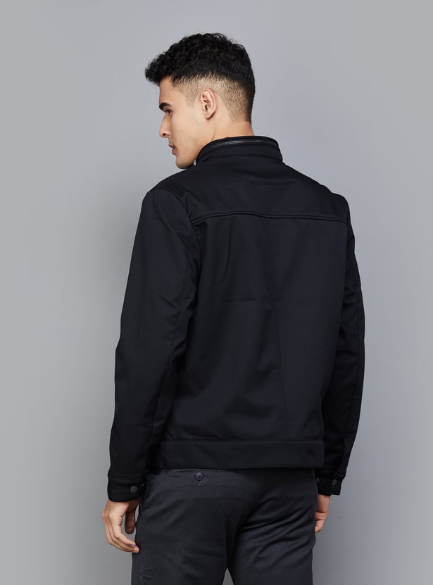 Buy CELIO Solid Jacket with Concealed Hood from Celio at just INR 6499.0