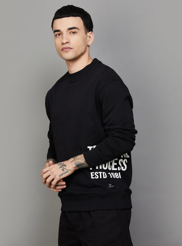 Buy FLYING MACHINE Printed Sweatshirt from Flying Machine at just INR ...