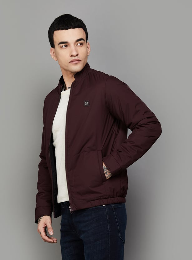 Buy SPYKAR Solid Reversible Puffer Jacket from Spykar at just INR 4499.0