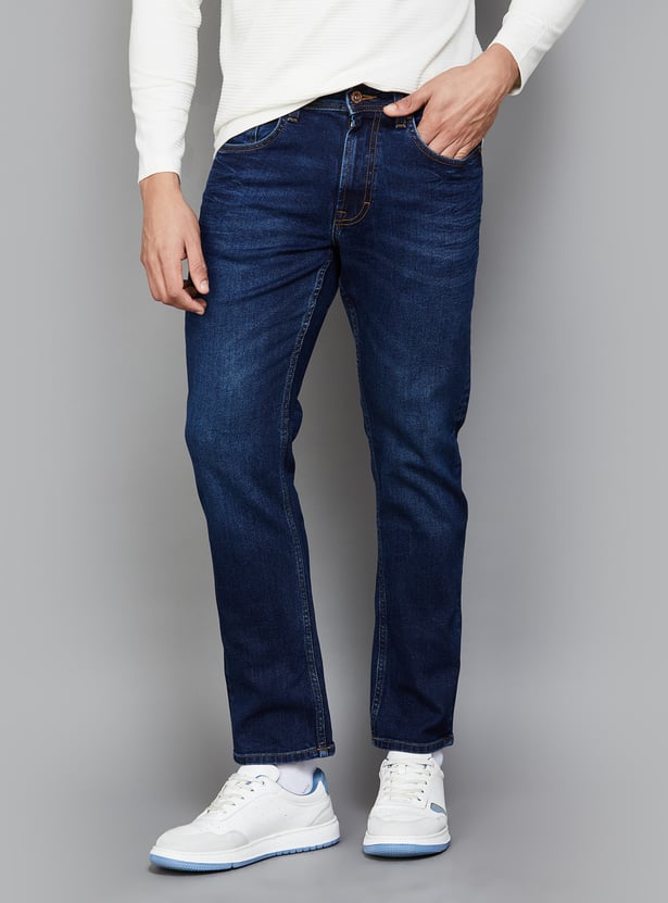 Buy SPYKAR Chico Washed Comfort Fit Jeans from Spykar at just INR 4499.0