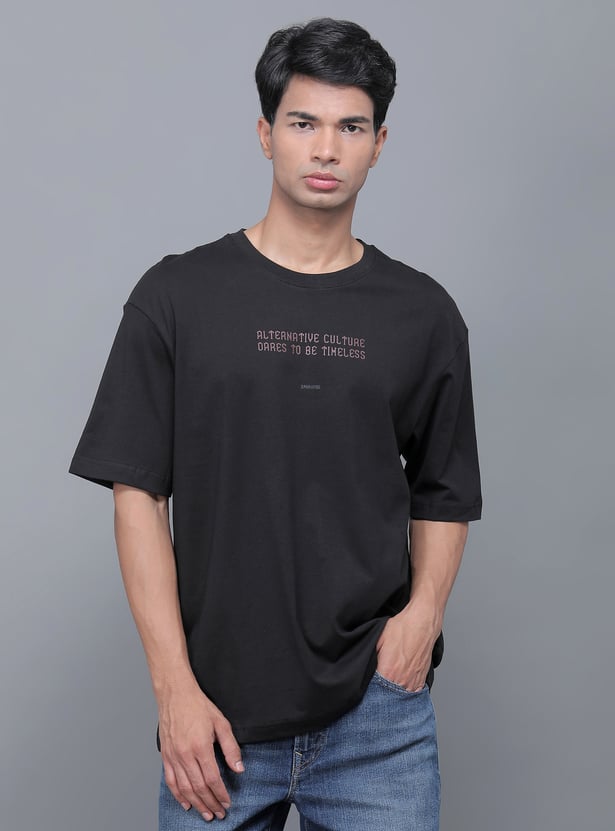 Buy SPYKAR Back Graphic Print T-shirt from Spykar at just INR 1799.0