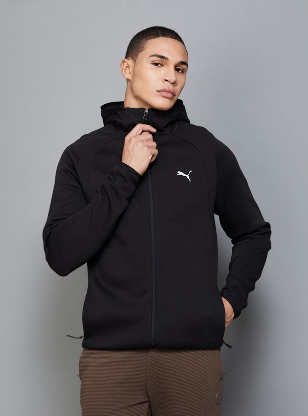Buy PUMA Solid Zip-Up Jacket from PUMA at just INR 5999.0